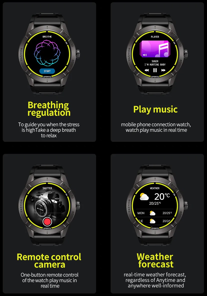 Smartwatch Kumi GW2 stalowy (steel) | Smartfony i GPS | Funtech.pl ...