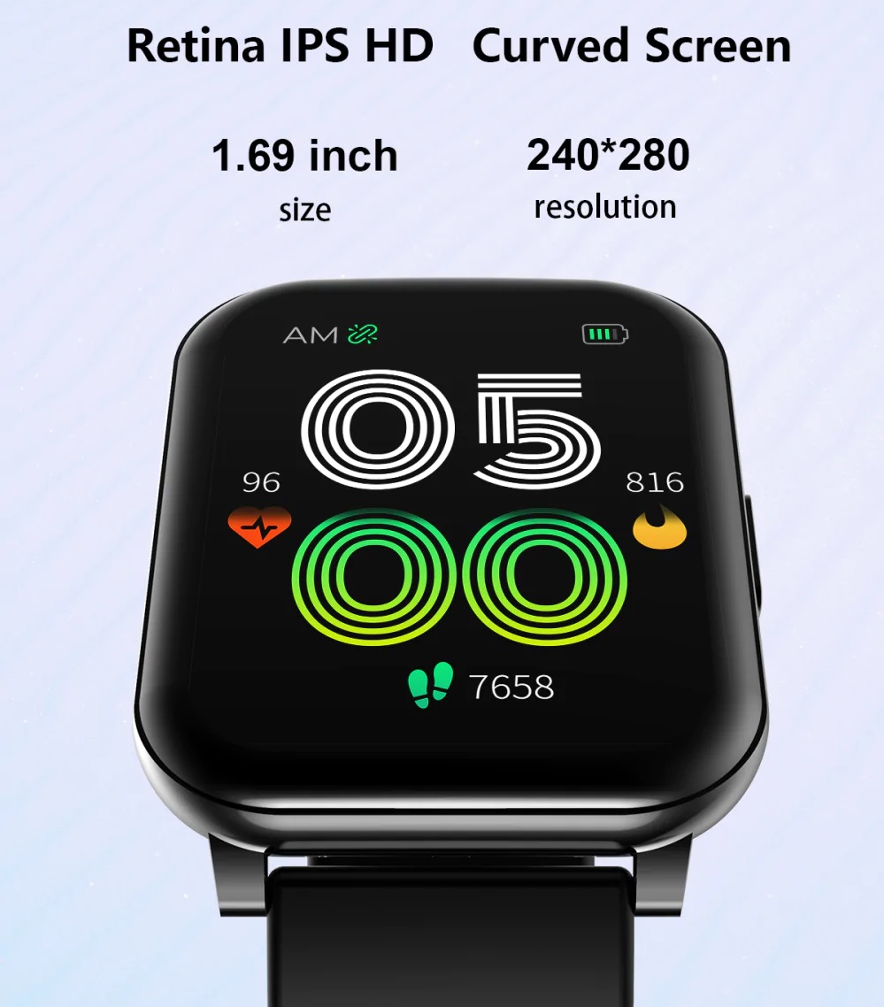 Smartwatch Kumi KU2 Pro czarny (black) | Smartfony i GPS | Funtech.pl ...