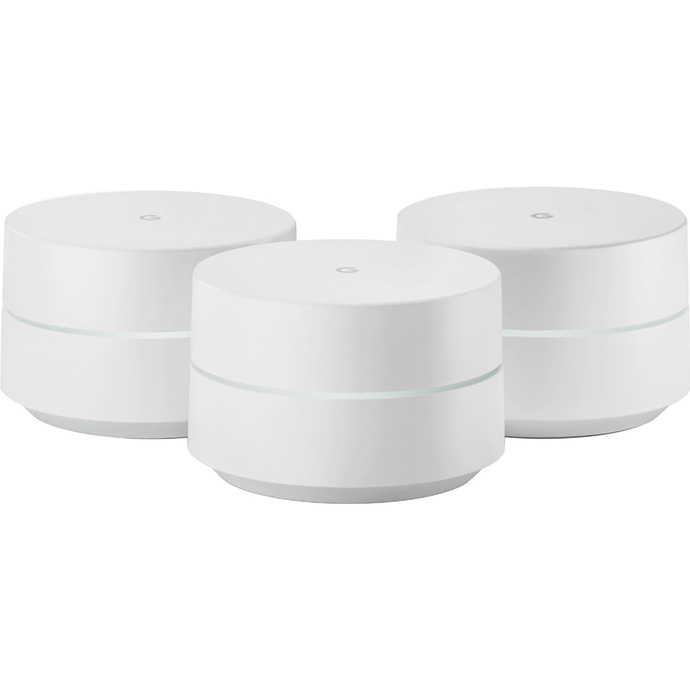 Google Wifi AC1200 Dual-Band Mesh Wi-Fi System (3-Pack) White ...