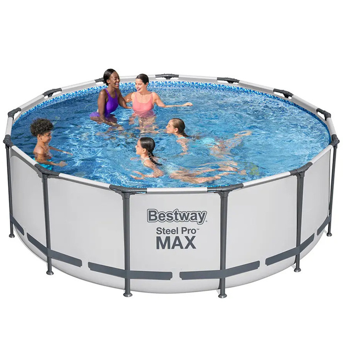 Bestway Basen stelazowy Steel Pro MAX 13' x 48"/3.96m x 1.22m 5618W | Dom i ogród \ Baseny i ...