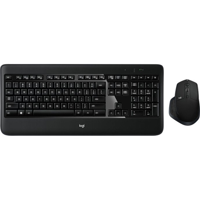 Zestaw klawiatura i mysz Logitech MX900 Performance czarny (black ...