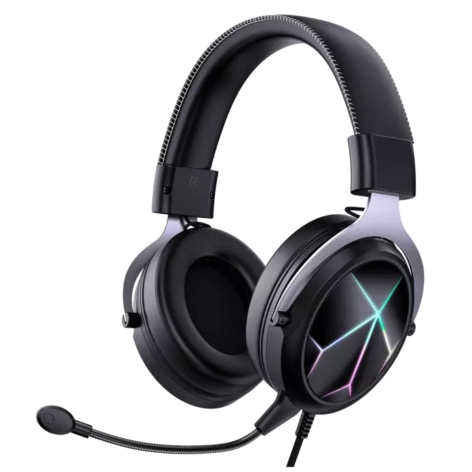 Słuchawki gamingowe Onikuma X10 PRO RGB USB czarne | Komputery i ...