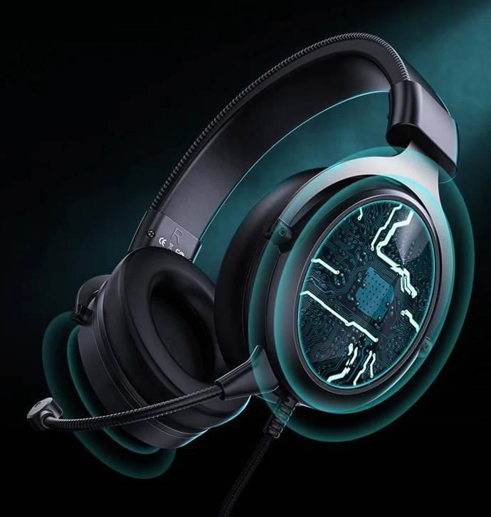 Słuchawki gamingowe Onikuma X10 PRO RGB USB czarne | Urządzenia ...